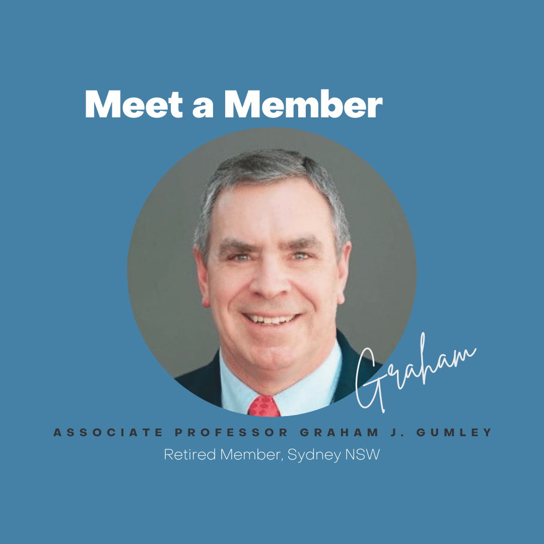 Meet A Member - Associate Professor Graham John Gumley | Australian ...